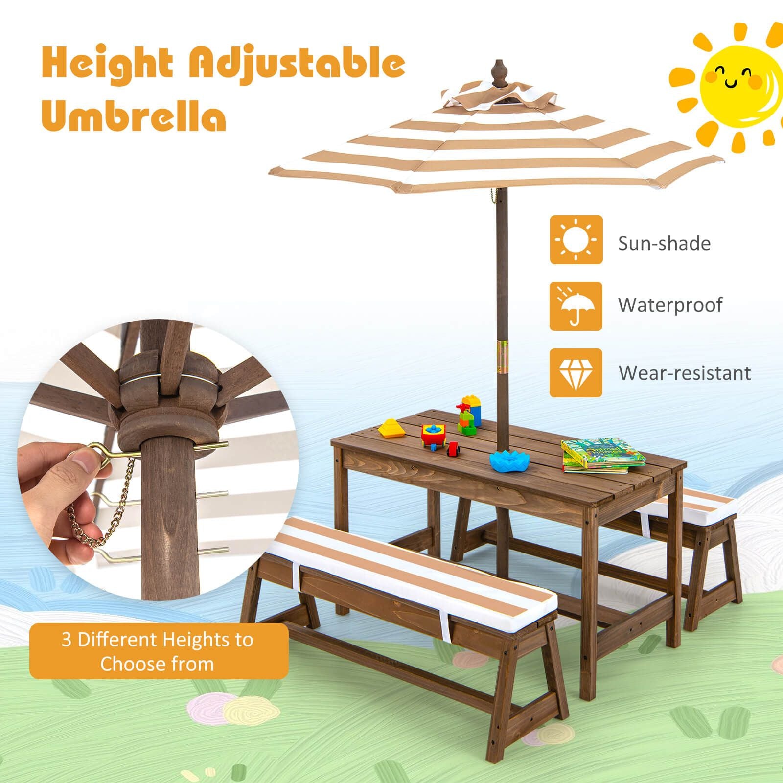 Kidkraft table with benches store
