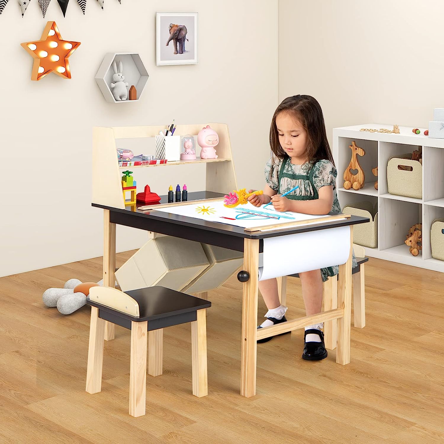 Kids craft table and chairs store
