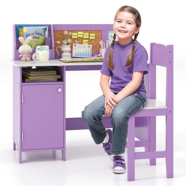 kids desk and hutch set