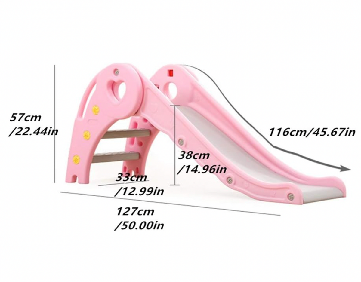 My First Folding Slide | Extra Wide Base | Pink | Green | 12m+ – www ...