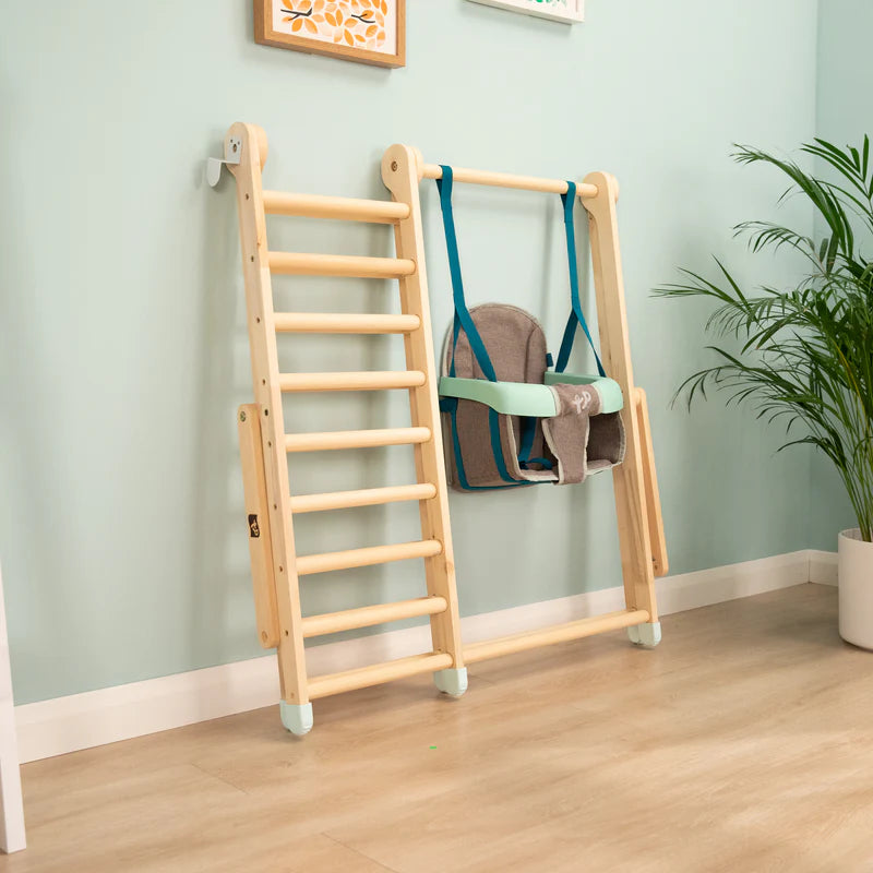 Indoor Folding Eco FSC Wood Pikler Climbing Gym | Swing | 6m/18m+ – www ...