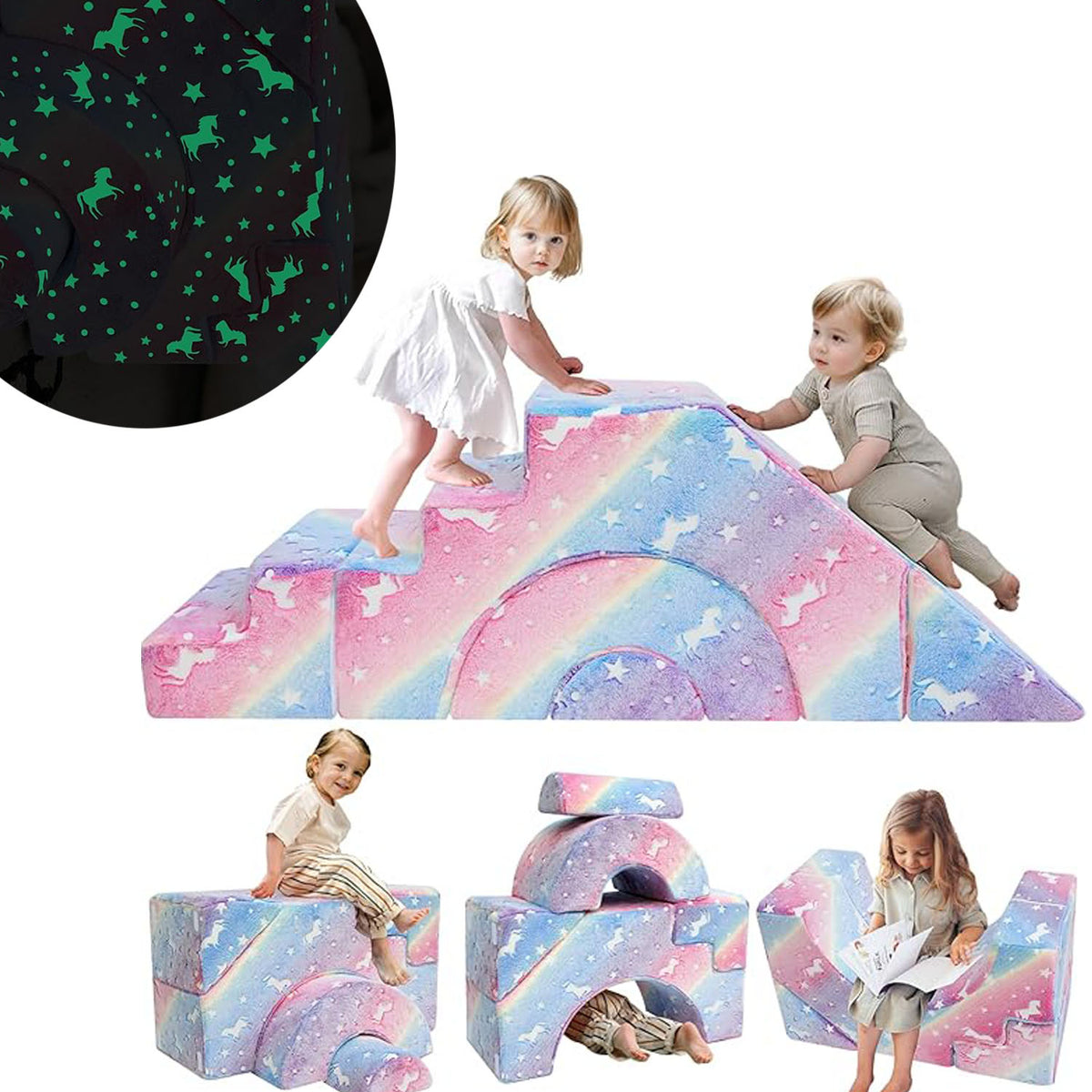 Glow-in-the-Dark Soft Play Equipment | Soft Play for Home | Unicorns ...