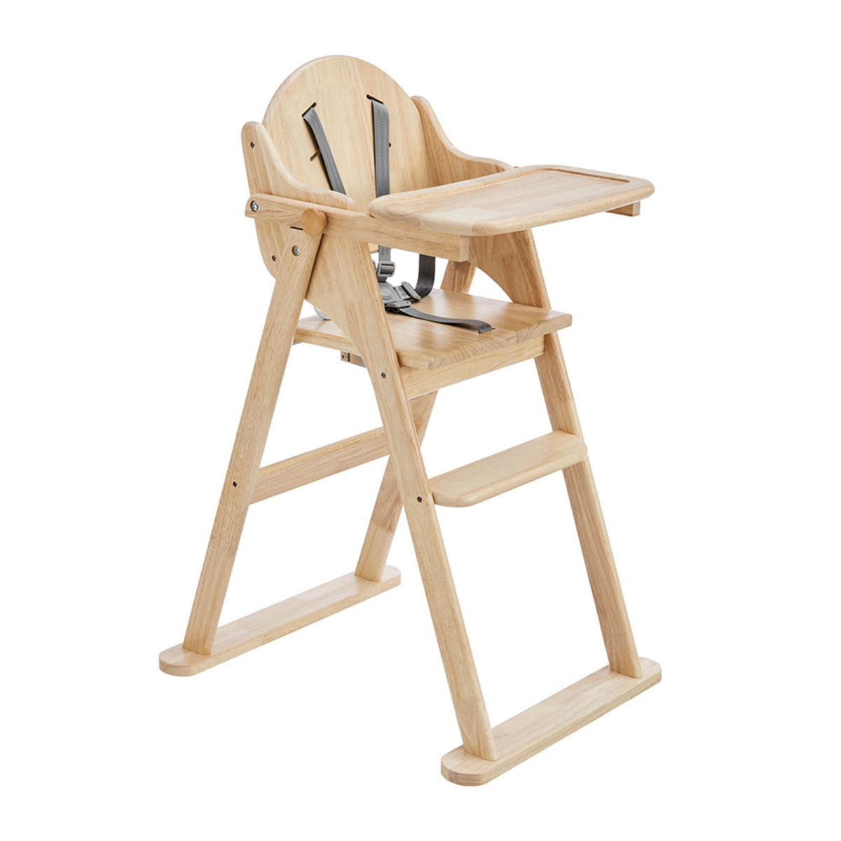 Safer Folding Eco Beech Wood High Chair | Compact | 6–36m – www ...