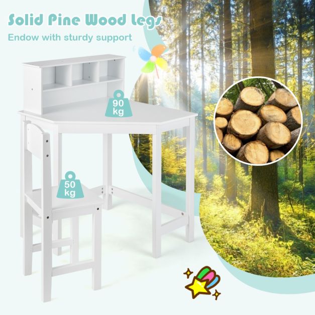 Childrens corner desk and chair set store