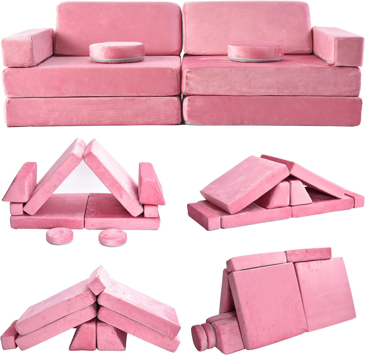 Sofa Soft Blocks Soft Blocks Set Turquoise – Monboxy