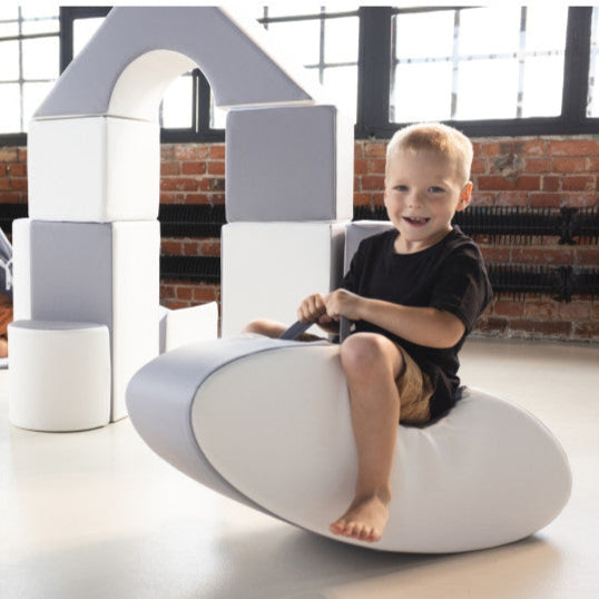 Autism-Friendly Eco Leather Pikler Ride On Rocker | Soft Play | 10m ...