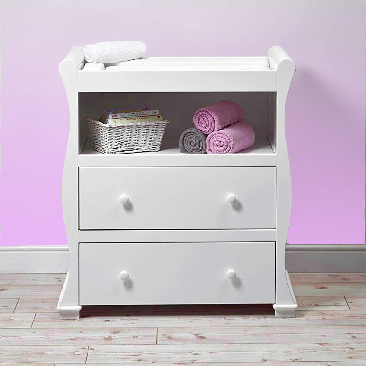 Cocoon Wooden Chest of Drawers | Baby Changing Unit with Draws | Crisp ...
