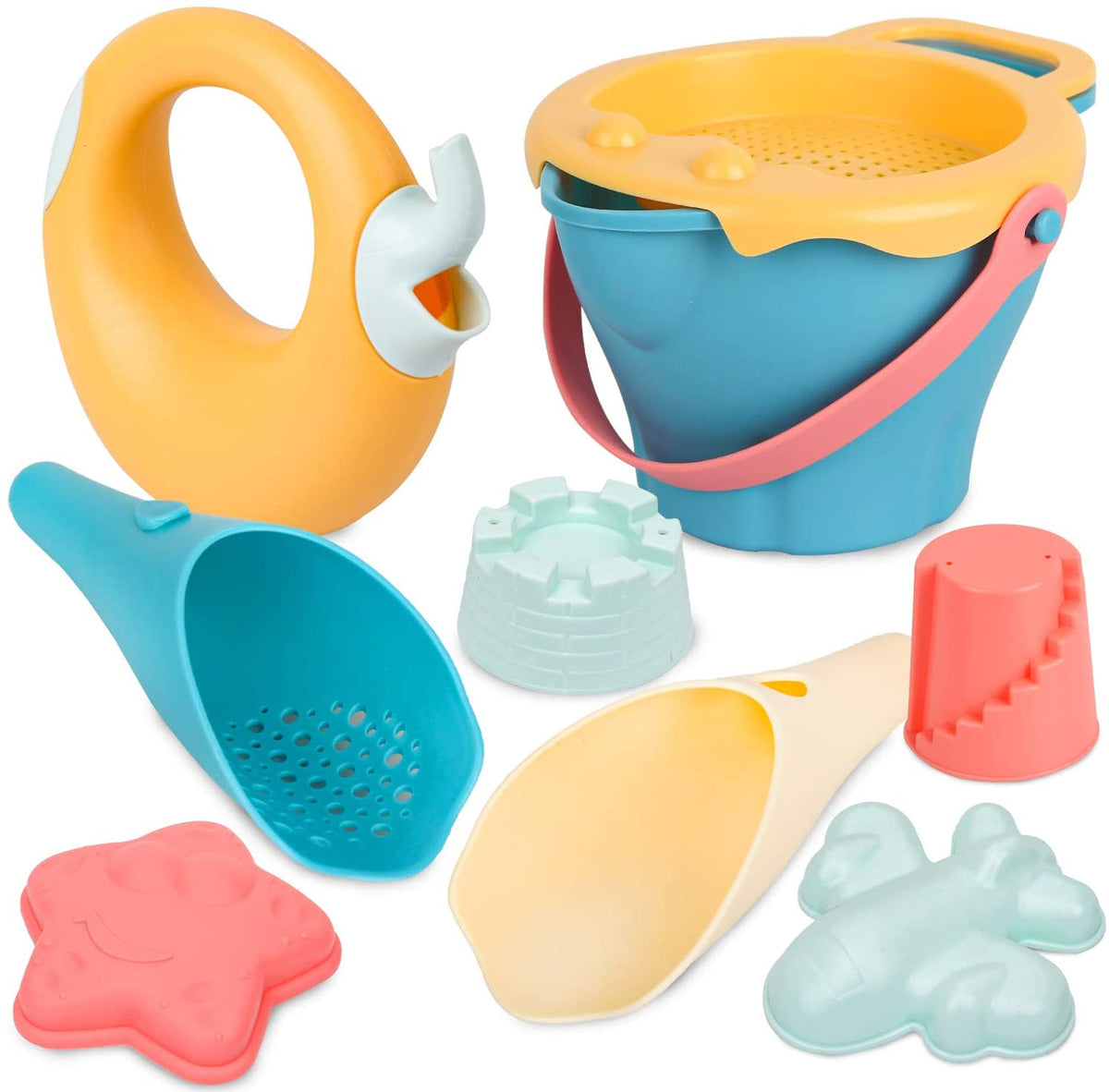 Eco-Friendly High Quality Bucket & Spade Set | Muted Colours | 3 years+ ...