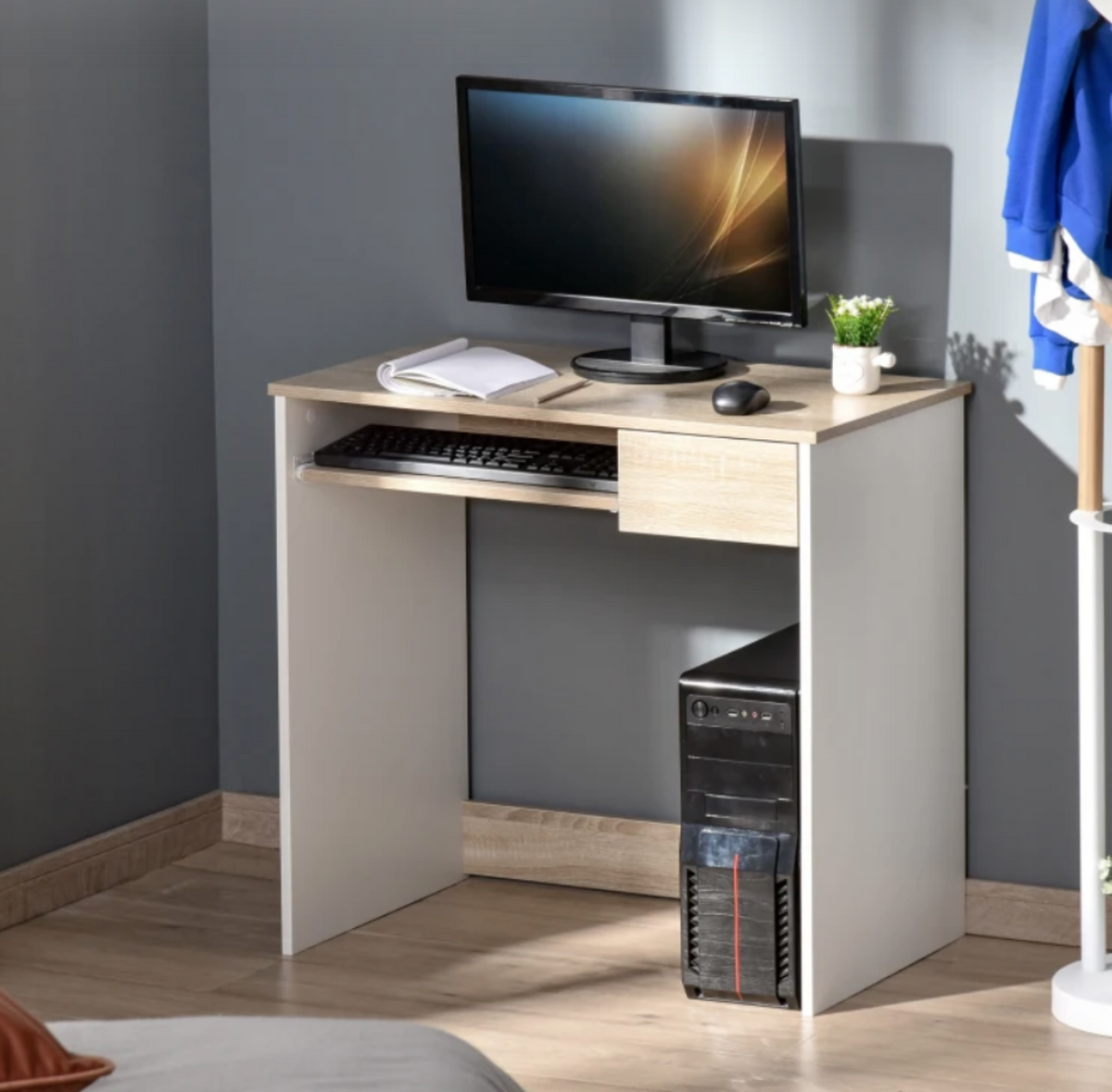 Childrens Homework & Computer Desk | Storage | Natural White | 6 Years+ ...