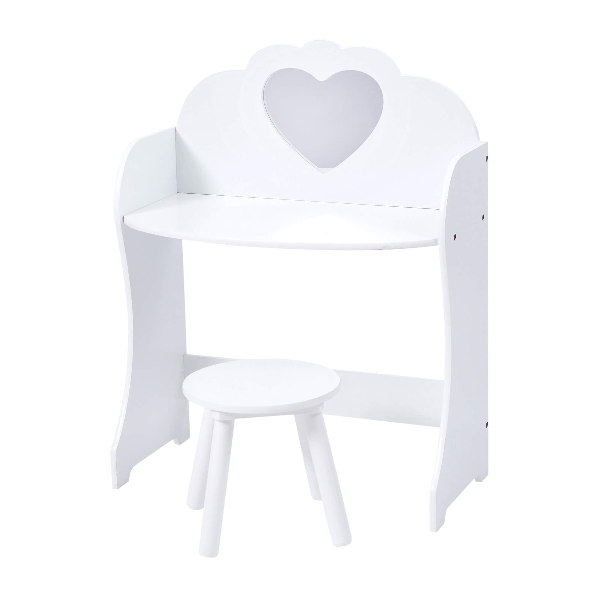 Girls white wooden dressing table store