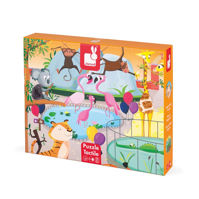 Preschool Toys | Tactile Puzzle A Day At The Zoo | Puzzles & Games ...